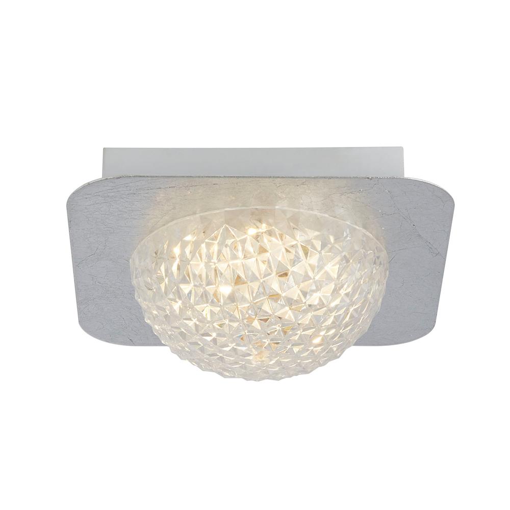 Searchlight 32511-1SI Celestia 1 Lt Square LED Ceiling Light - Silver ...