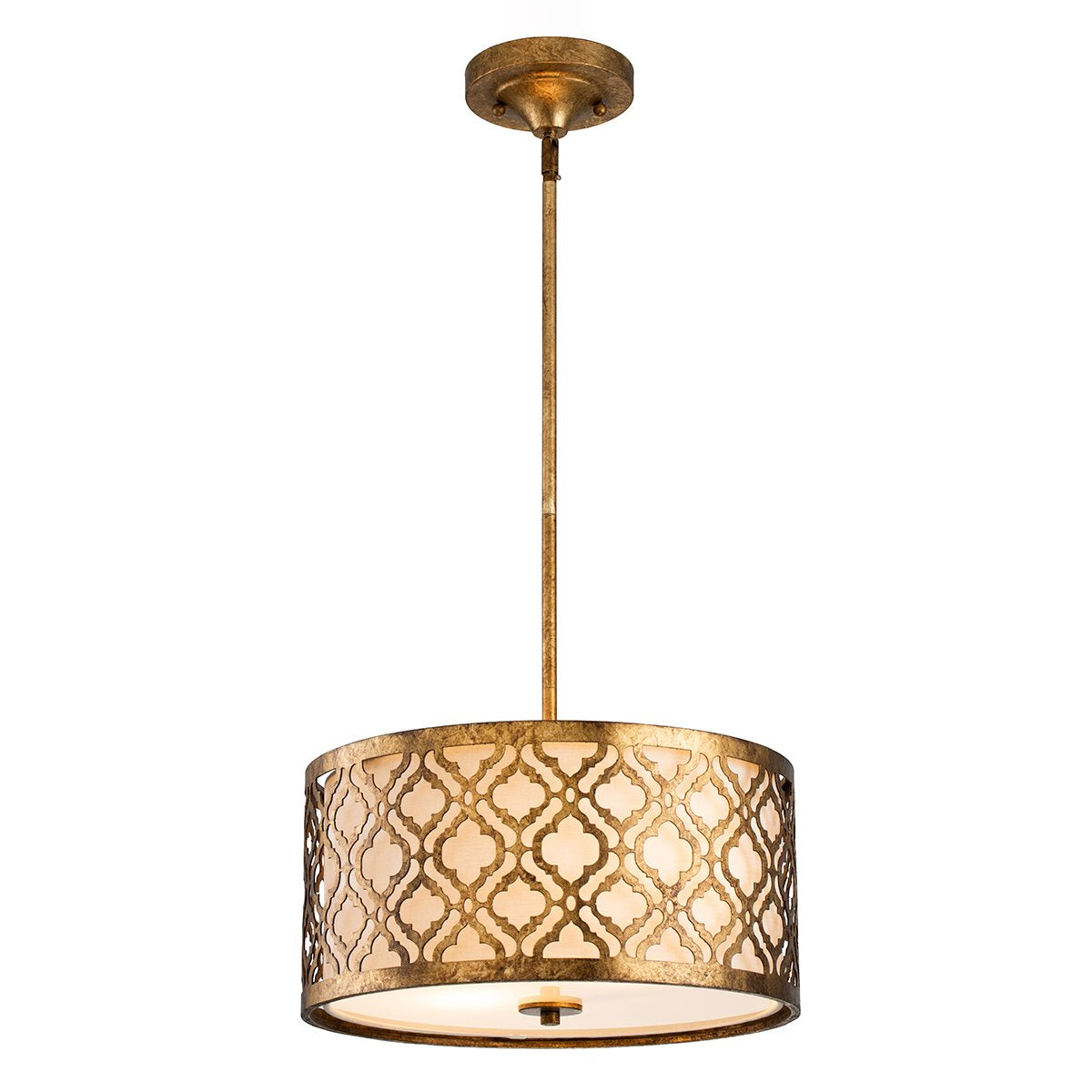 Gilded Nola GN-ARABELLA-P-M Arabella 2 Light Duo-Mount Medium Pendant ...